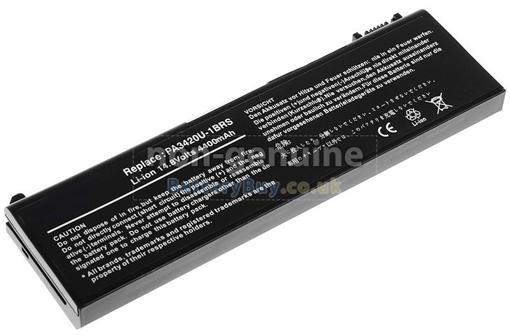 Toshiba Satellite L10-101 replacement battery from United Kingdom ...