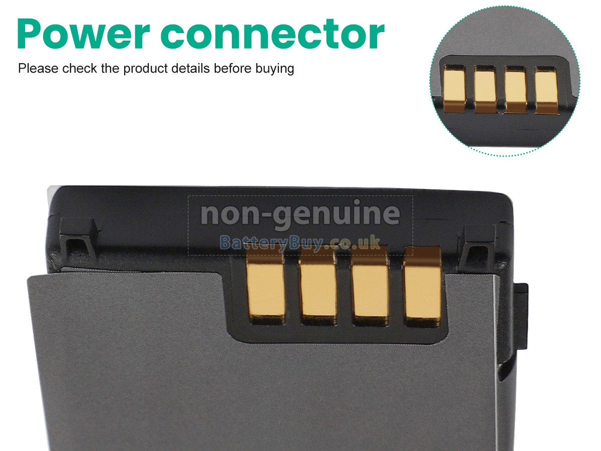 Unitech 1400-202501G replacement battery from United Kingdom(900mAh,1 ...